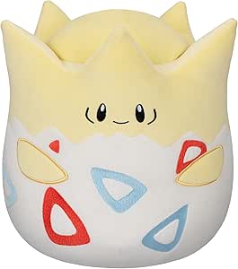 Amazon.com: Squishmallows Pokemon 14-Inch Togepi Plush - Add Togepi to ...