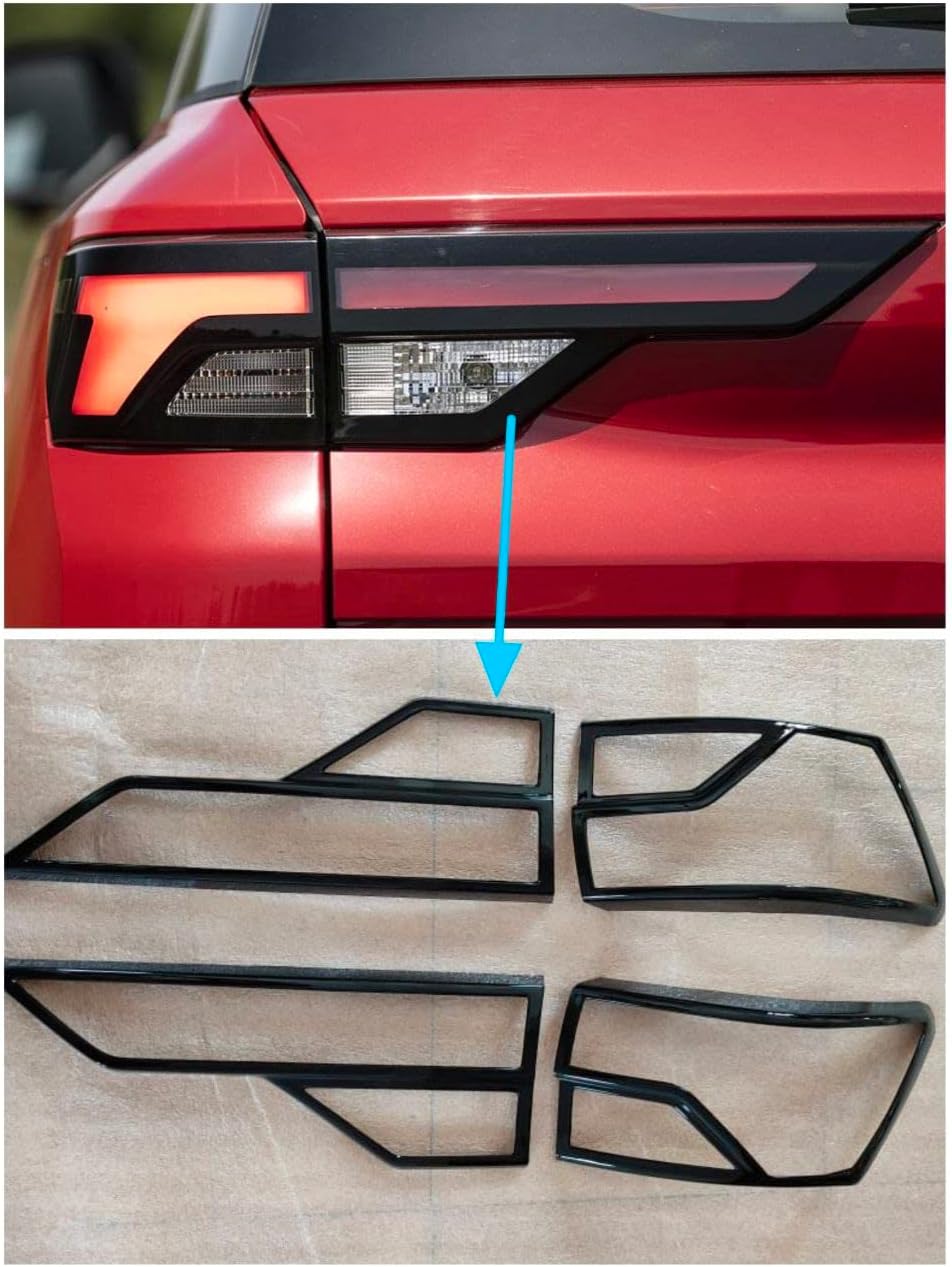 Autoxzr Tail Light Cover Trim Garnish for Brezza 2022 (Glossy Black ...