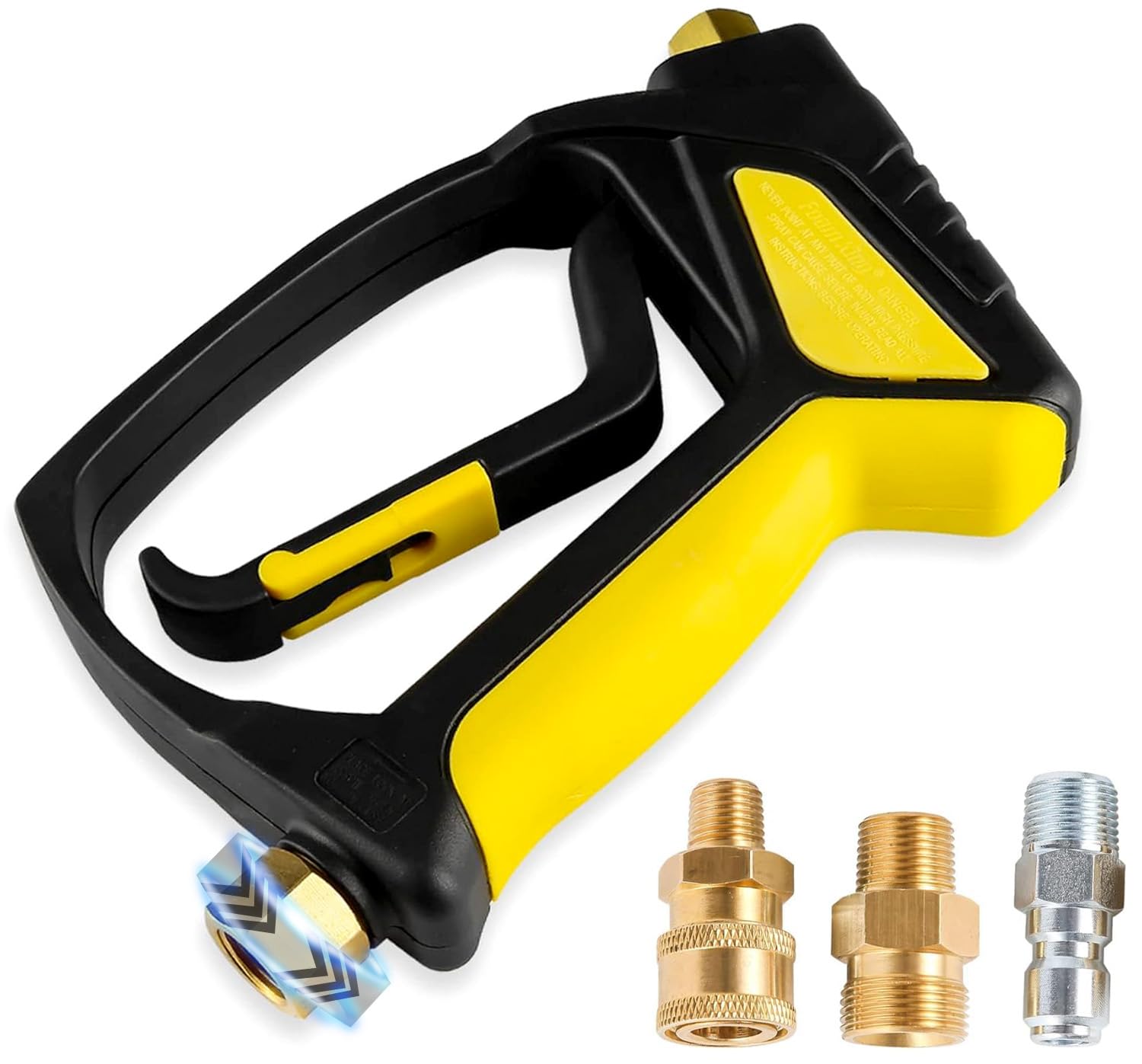 Amazon.com : Foam King Short Pressure Washer Gun Handle with Swivel ...