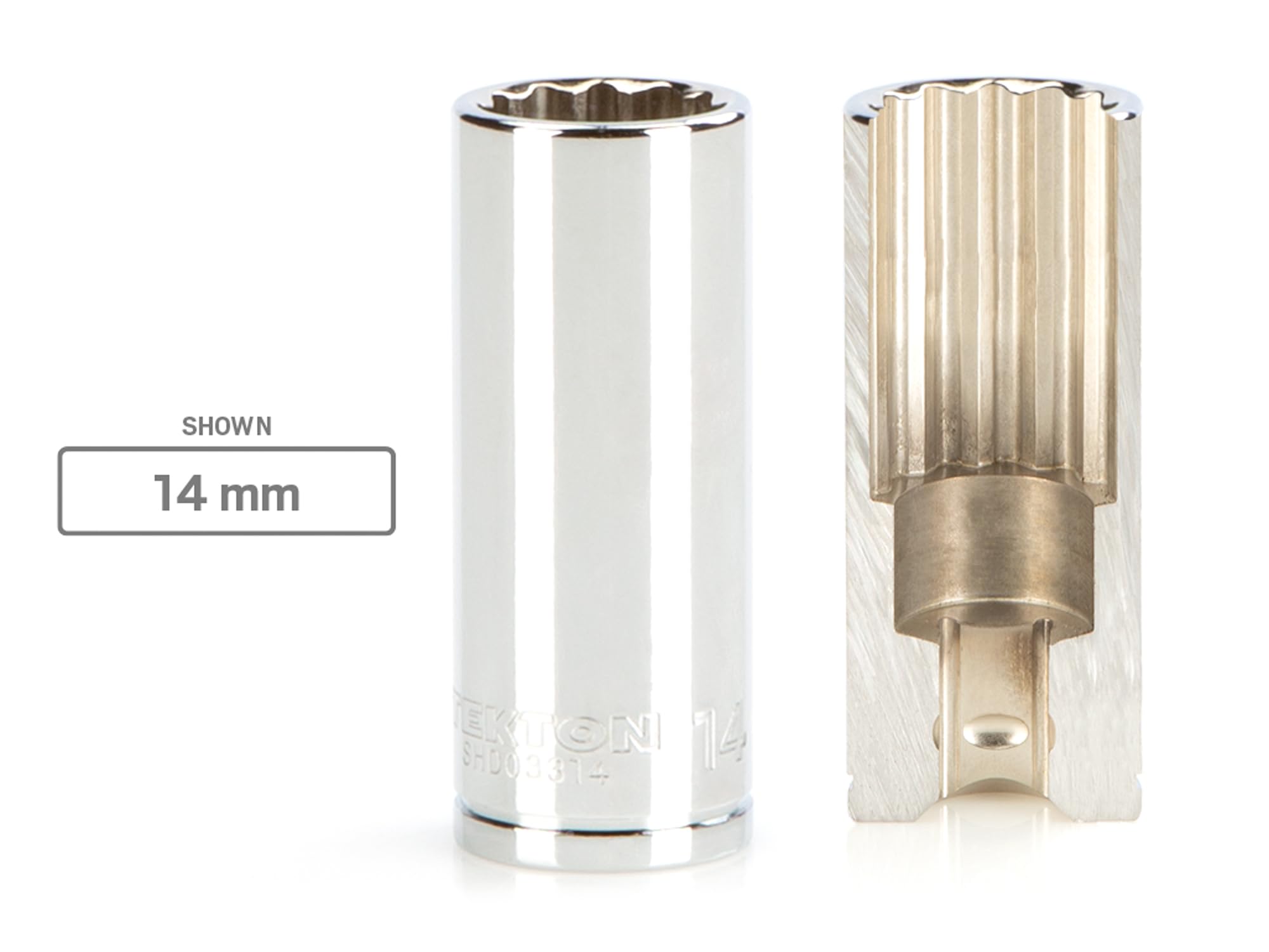 Snapklik.com : 1/4 Inch Drive X 12 Mm Deep 12-Point Socket SHD03312