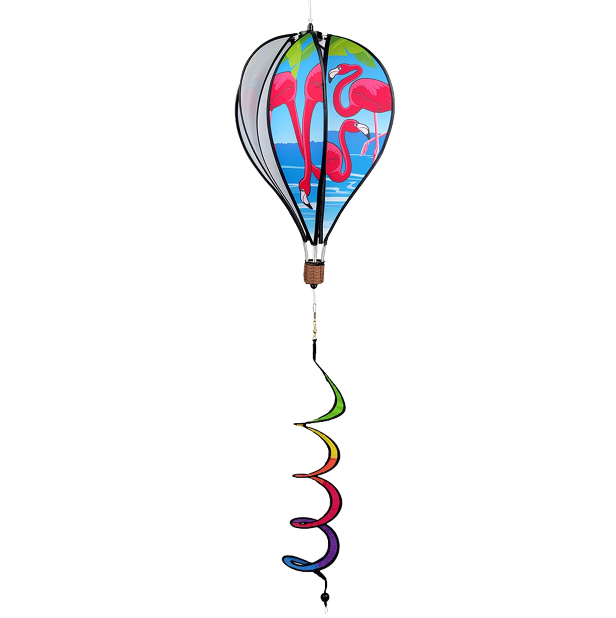 Amazon.com: Hot Air Balloon Hanging Garden Spinner 16" - Vibrant ...