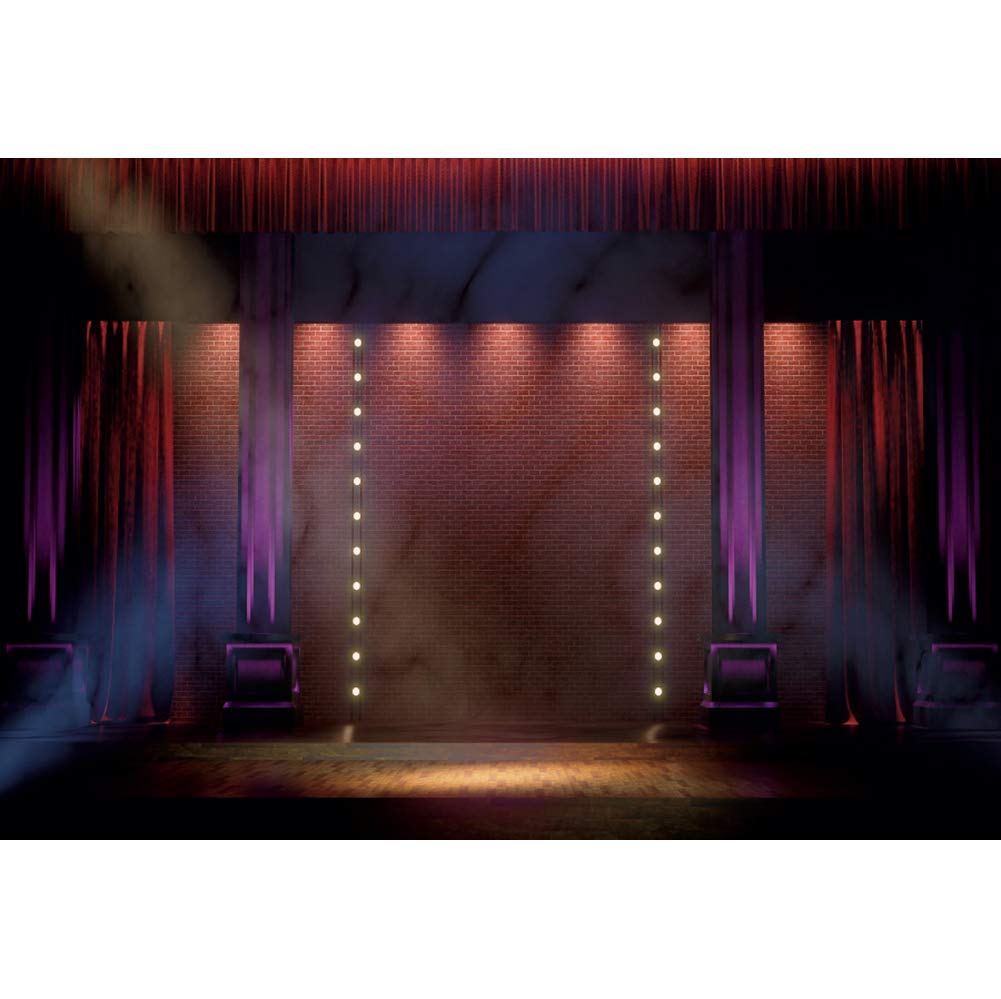 Amazon.com : OFILA Stage Backdrop 10x8ft Fabric Stage Lightingr ...