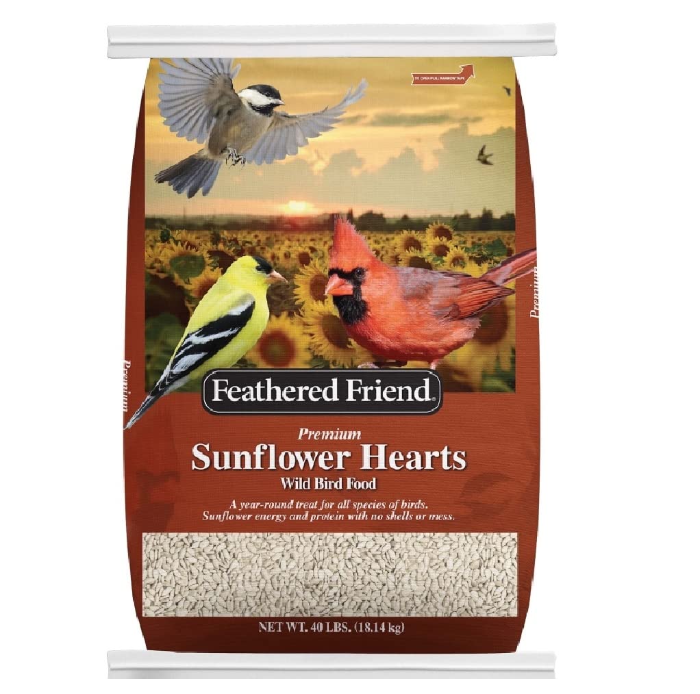 Amazon.com : Feathered Friend 14185 Wild Bird Food, 40 Lb Bag : Patio ...