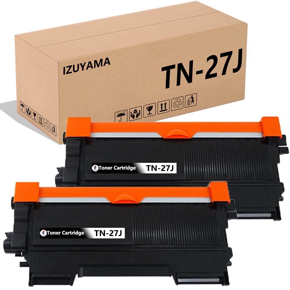 Amazon.co.jp: ブラザー(Brother)用 TN-27J TN27J 互換トナーカートリッジ【TN-27J ブラック 2本セット】TN27J 汎用トナー『最新ICチップ搭載/残量 ...