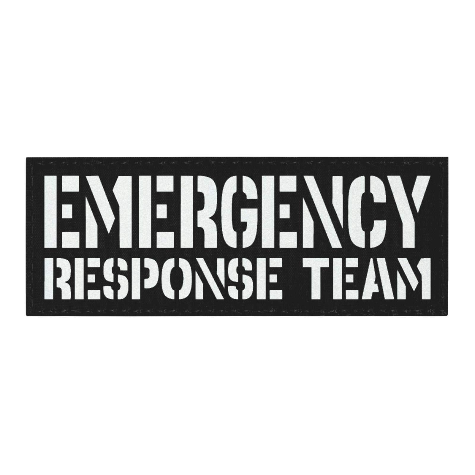 Amazon.com: 3x8 Emergency Response Team Black and Yellow Text hi vis ...