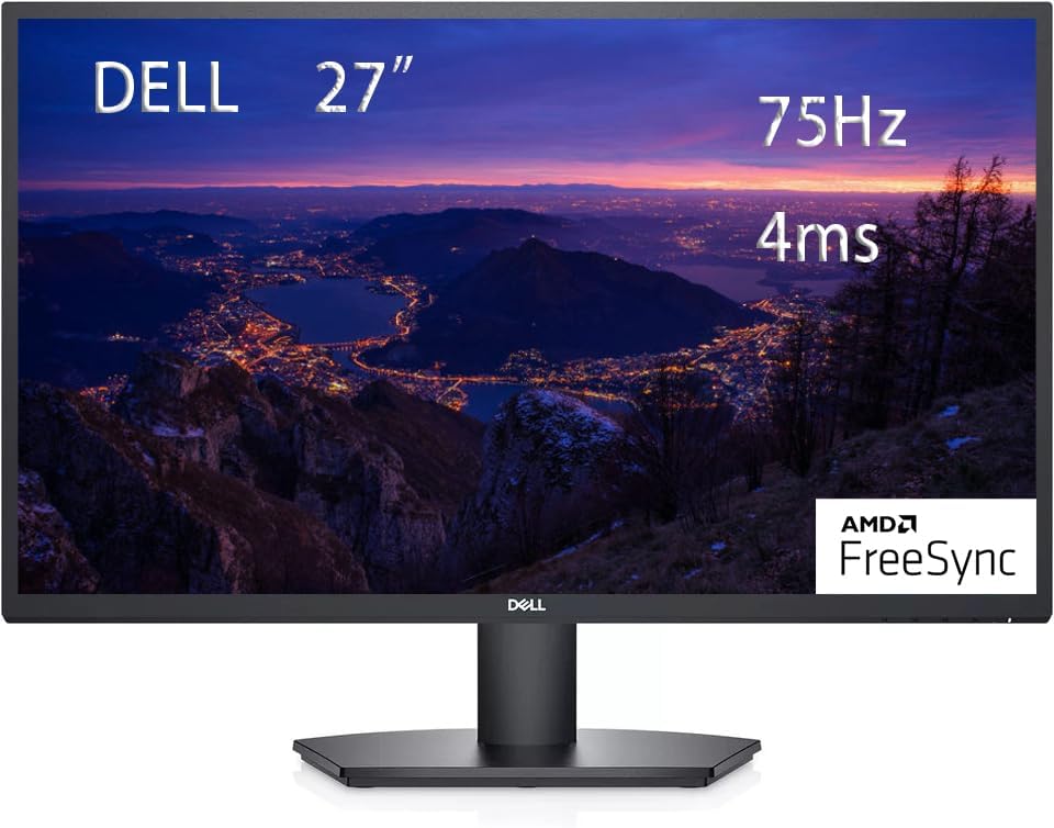 Amazon.com: Dell SE2722HX 27" Monitor, LED FHD (1920 x 1080) Display ...