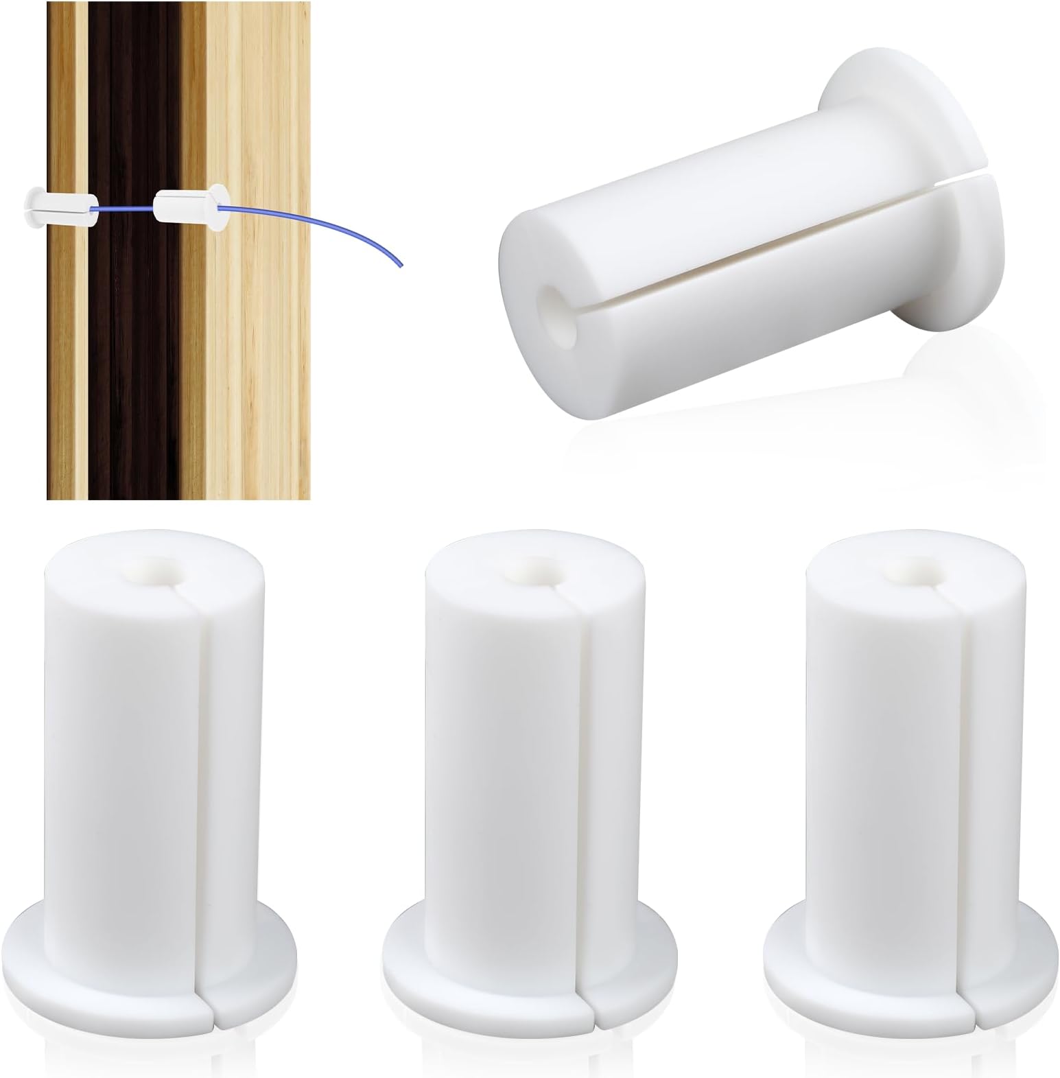 Amazon.com: uxcell 8Pcs Wall Grommets for Cables 3/4 Inch Silicone ...