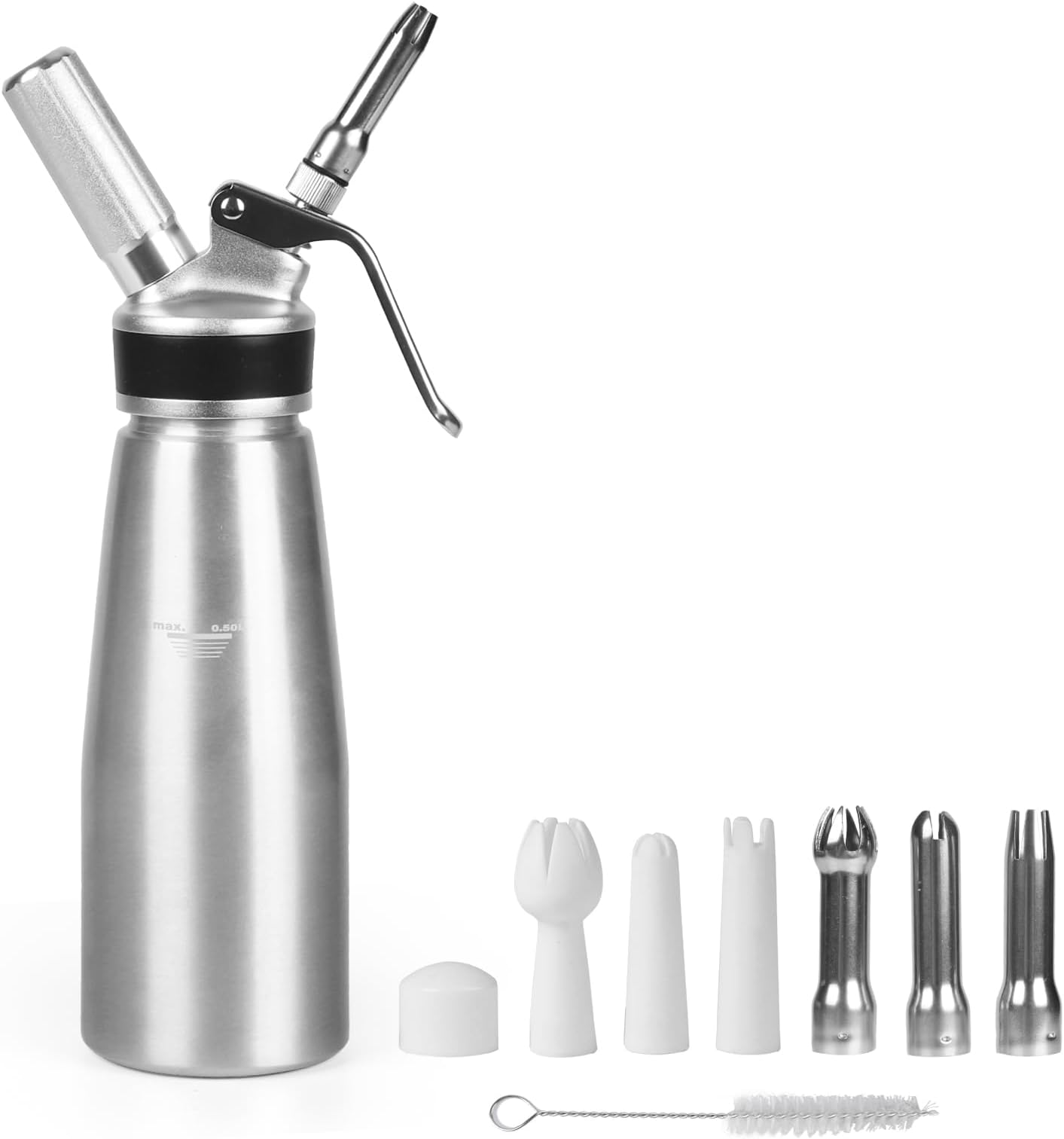 Amazon.com: XSUPER Professional Whipped Cream Dispenser, Aluminum ...