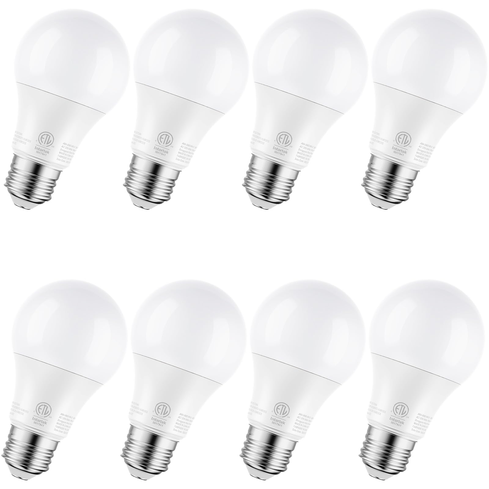 Brightown LED Light Bulbs 9W Daylight White LED Bulb, Non-dimmable ...