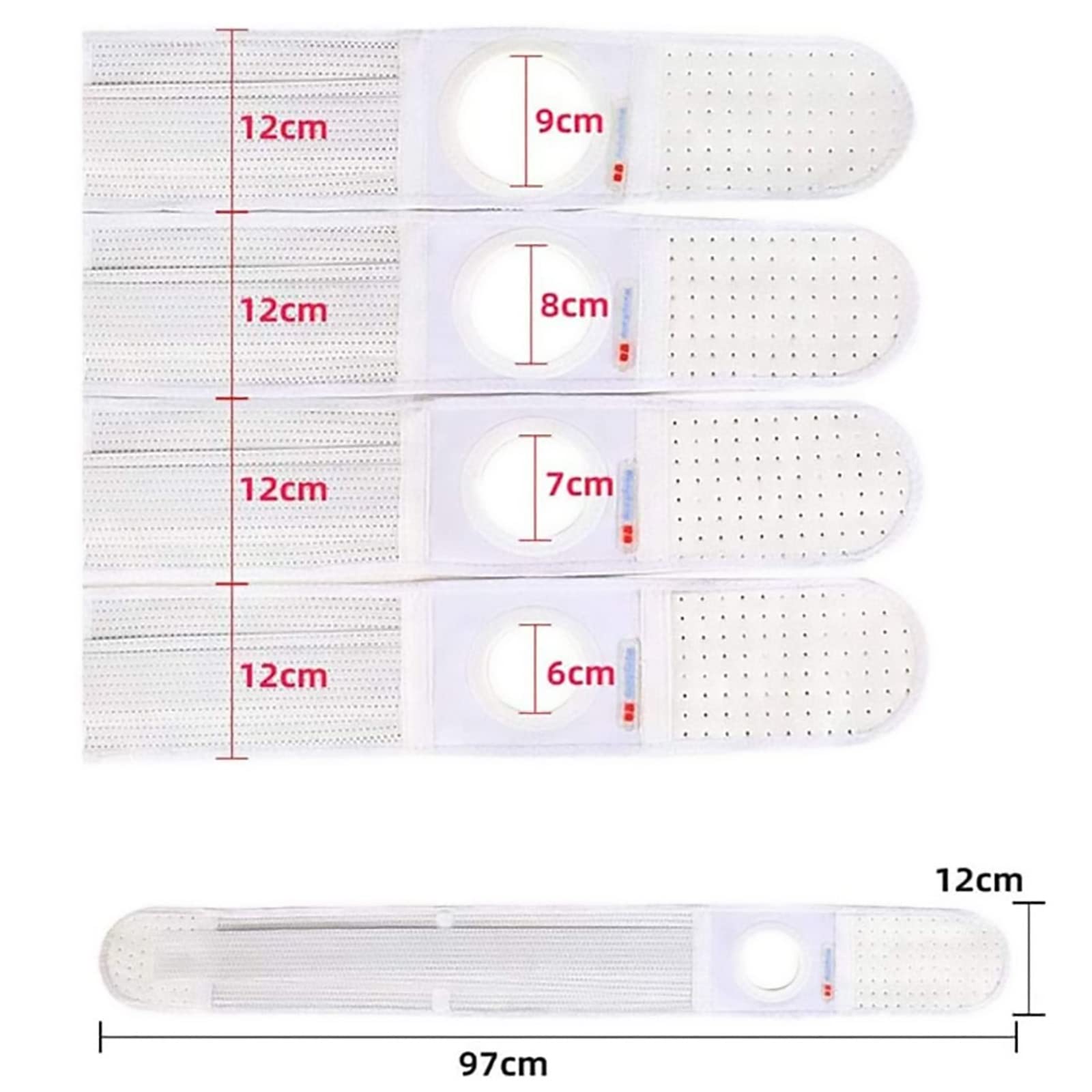Buy Medical ostomy belt, stoma elastic abdominal belt side hernia care ...