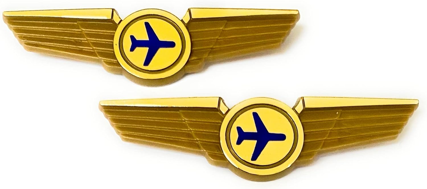 Amazon.com: Kids Airplane Pilot Wings Plastic Pins Pinbacks Badges Lot ...