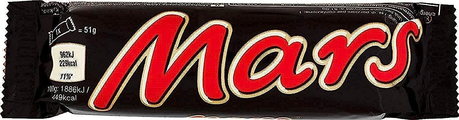 NEW MARS CHOCOLATE 40 x 51g CHOCOLATE BARS FULL BOX ORIGINAL FRESH ...