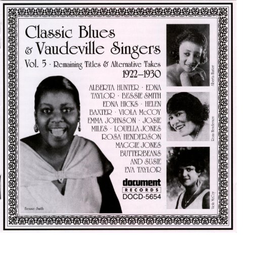 Amazon.com: Classic Blues & Vaudeville Singers Vol. 5 (1922-1930 ...