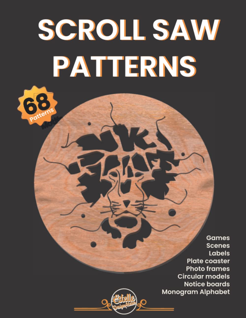 Scroll saw patterns, 68 patterns, Games, Scenes, Labels, Plate coaster ...