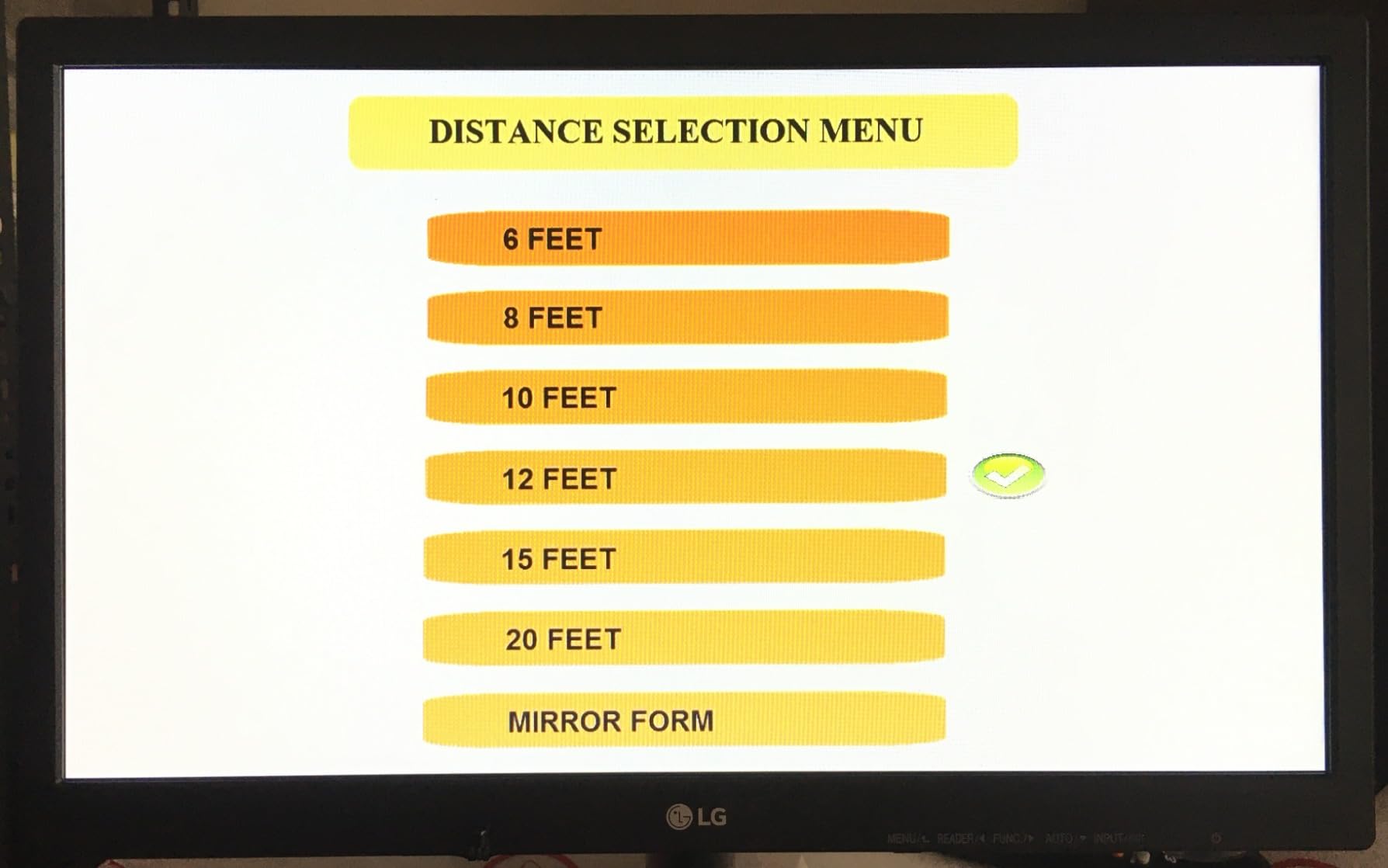 Electronic - ichart Digital LED Visual Acuity Chart 20 inch monitor ...