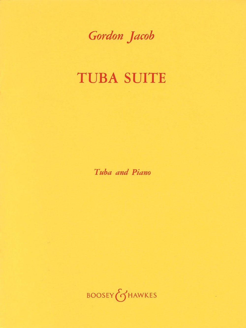 Amazon.com: Tuba Suite: tuba and piano.: 9790060034008: Jacob, Gordon ...