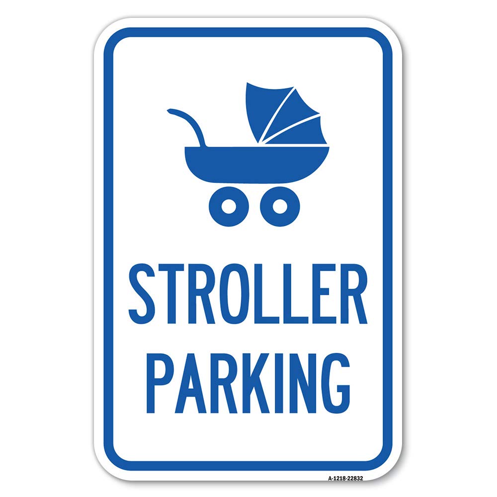 Stroller Parking Sign Parkeerbord Voor Parkeren Ouders Met Kinderen