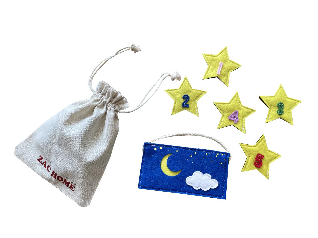 Nursery Rhyme “Twinkle Twinkle Little Star” Finger Puppet with Numbers ...