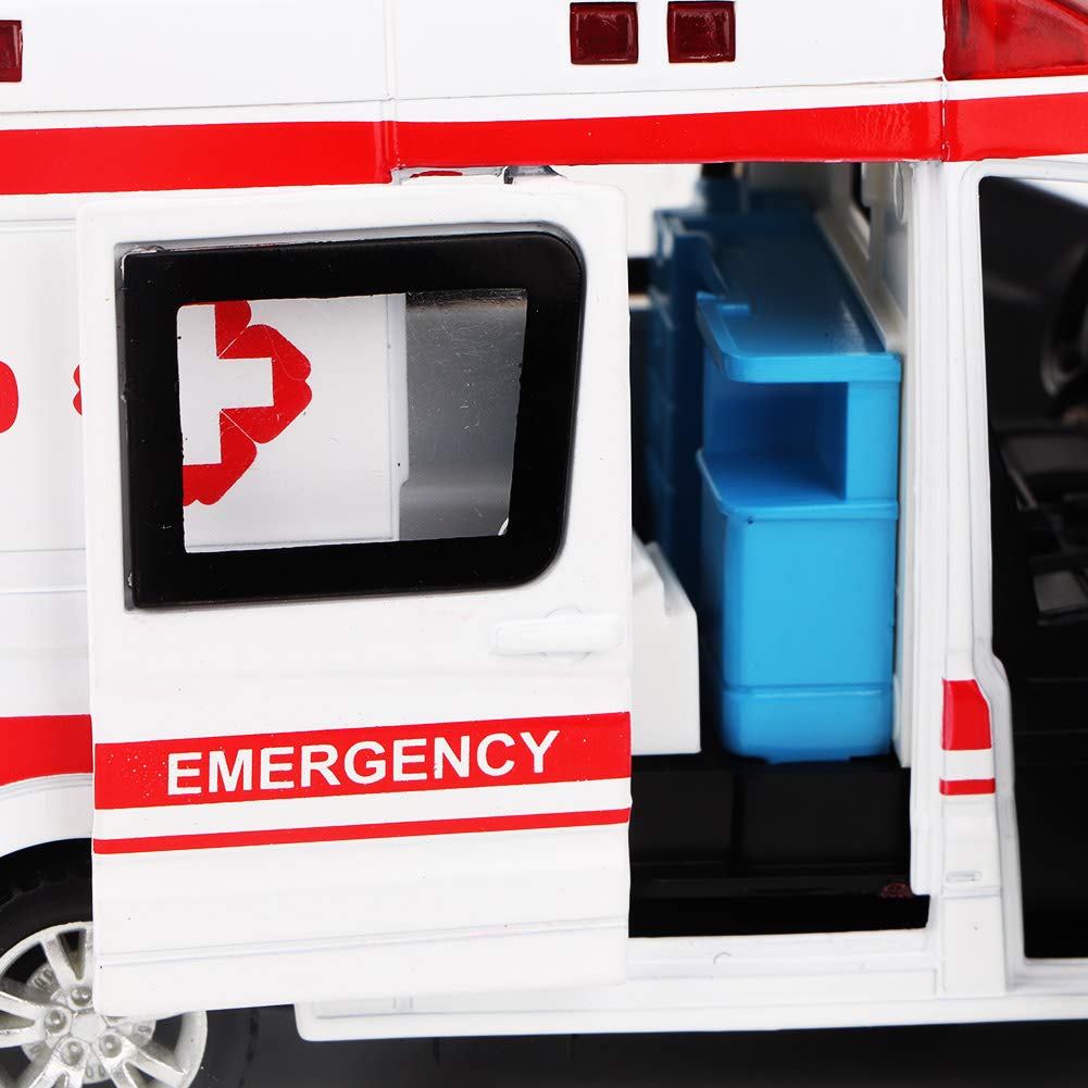 Diecast Model Diecast Ambulance Model The Wheels Are Equipped Function ...