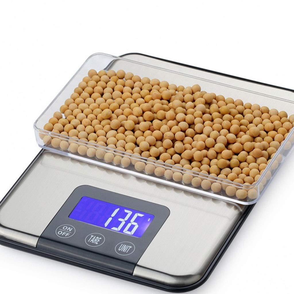 LICHUXIN Electric High Precision Digital Scales LCD Backlit Tare ...