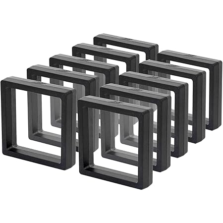 Amazon.com: Floating Display Case sdoot 3D Floating Frame Display Holder Stands, 20 Pack 4.3 x 4 ...