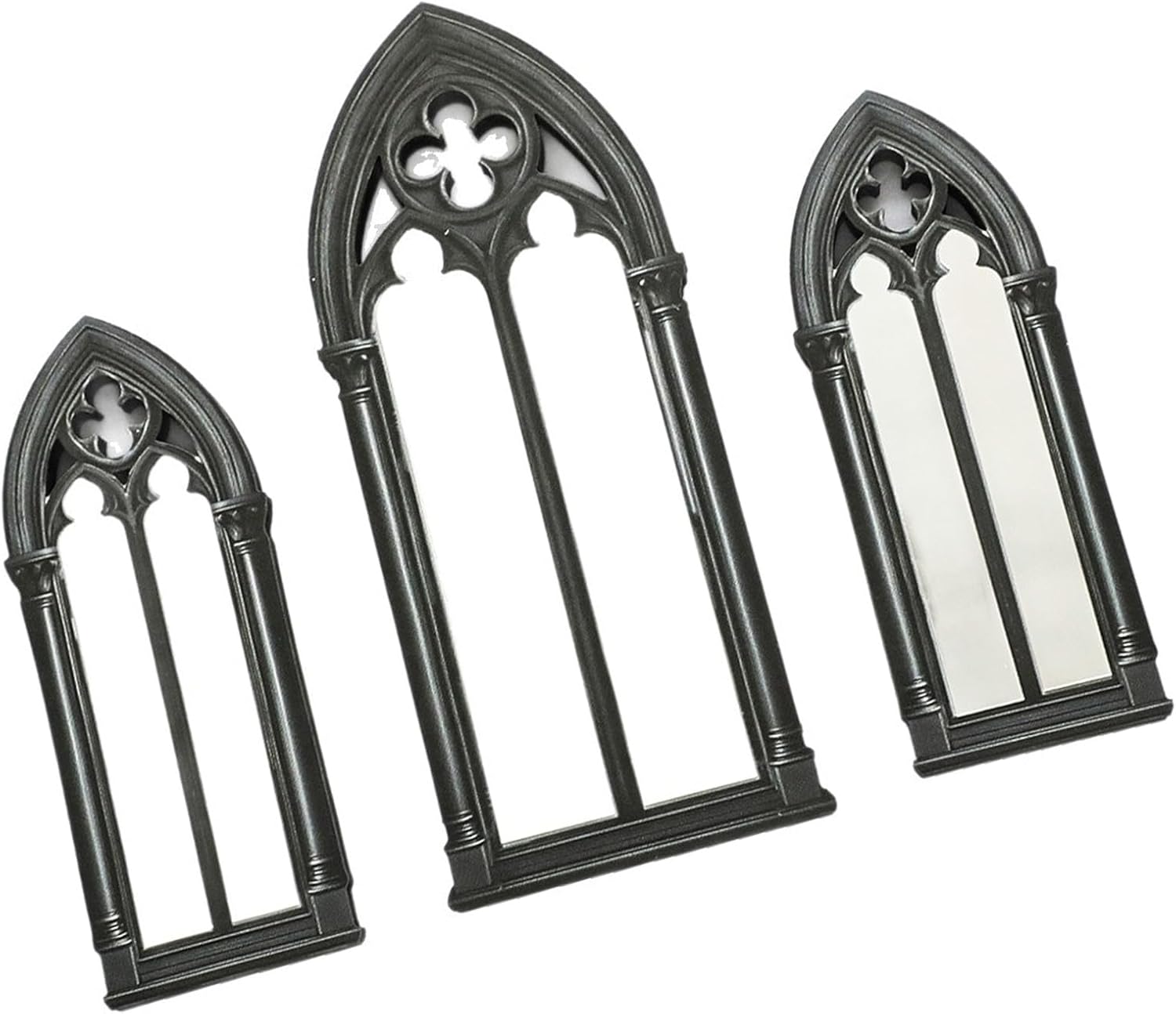 Amazon.com: PILULY Rustics Wood Window Frame Wooden Cathedral Arched ...