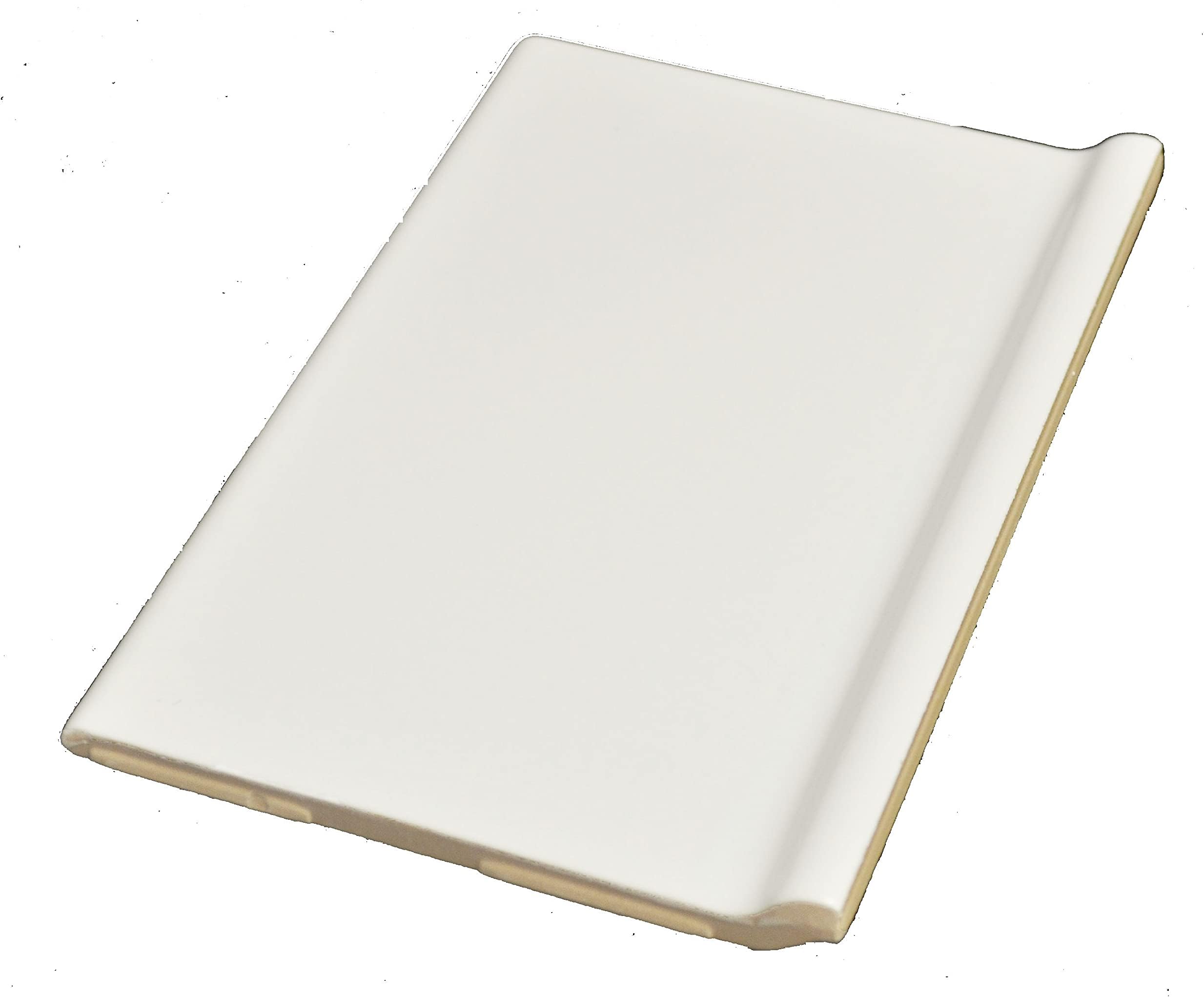 4" x 6" Ice White Tile Sanitary Base Trim - Amazon.com