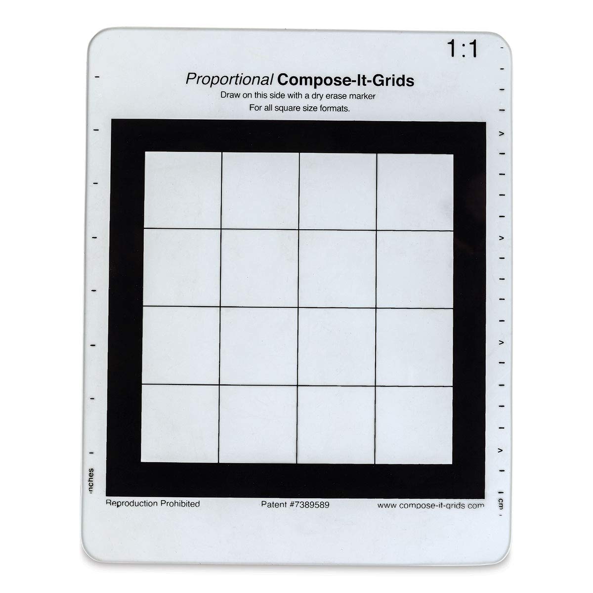 Amazon.com: Compose-It Grid 1:1 8×10" - Clear