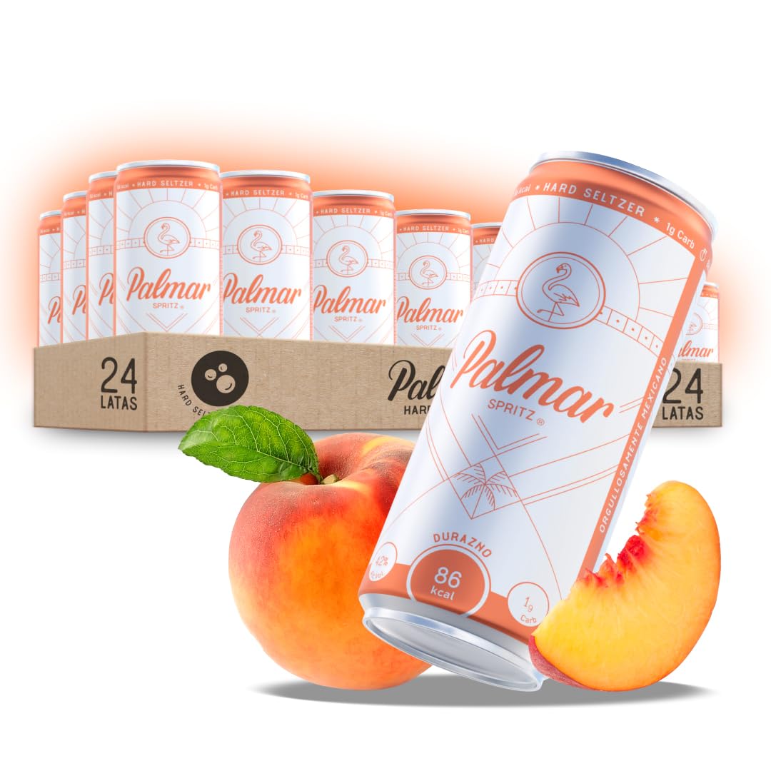 PALMAR SPRITZ - Hard Seltzer Bebida Baja En Calorías - Agua Mineral ...