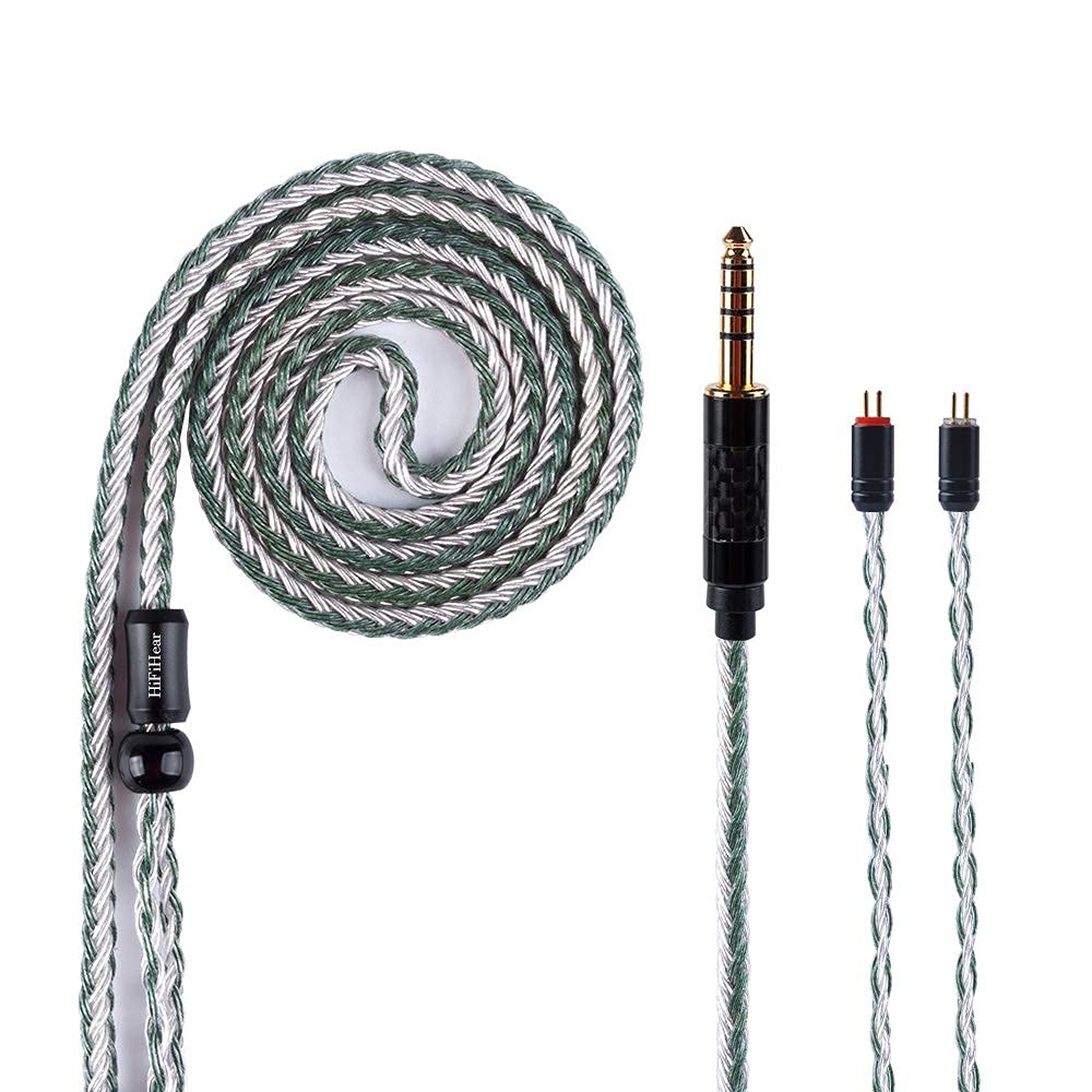 HiFiHear Cable Upgrated 16 Core Silver Plated Copper Earphones Cable ...
