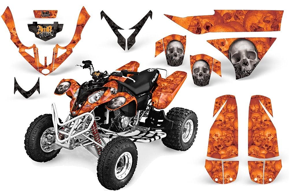 ファッションの AMR Racing ATV Graphics kit Yamaha Polaris Sportsman 400/500 ...