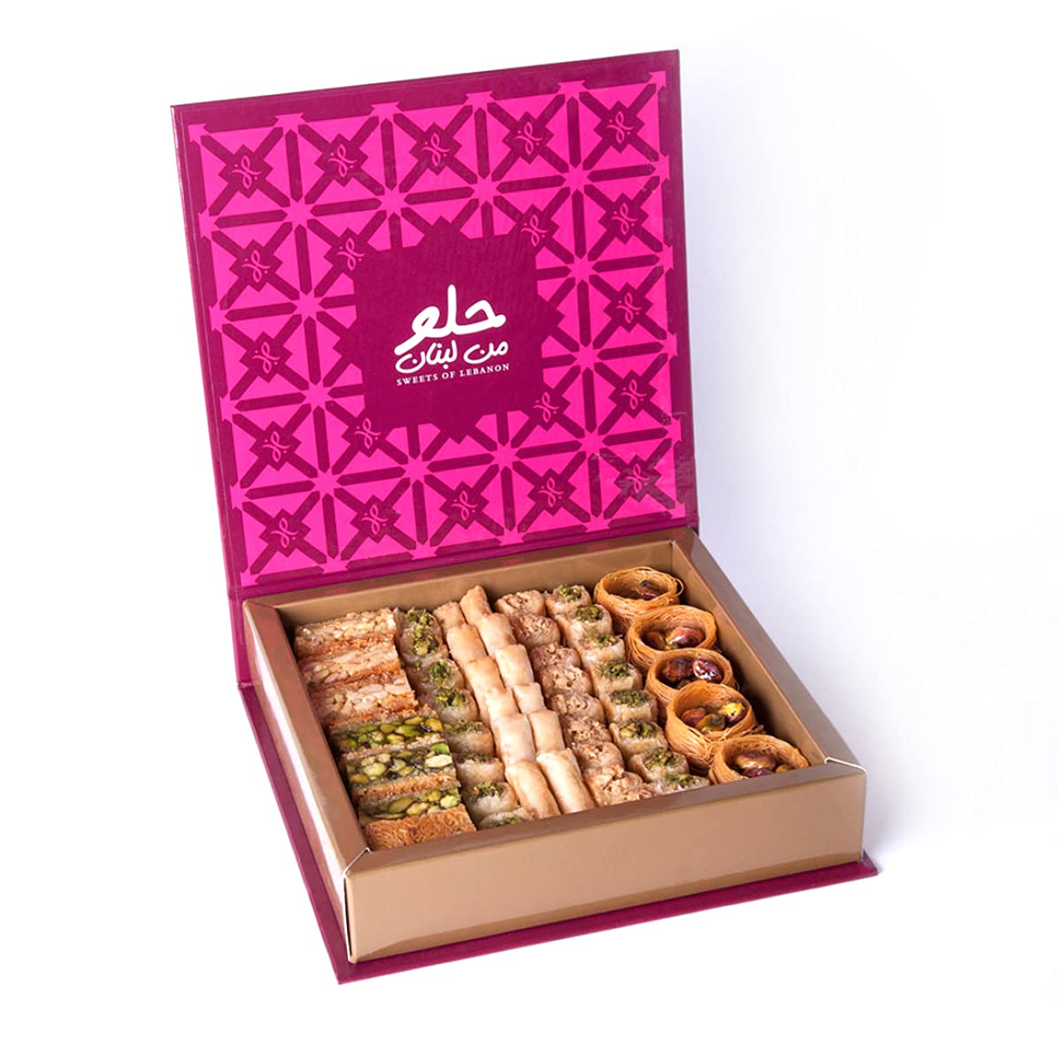 Buy Douaihy, Baklava Premium Gift Box, 400 Gr, 50 Pieces of Assorted ...