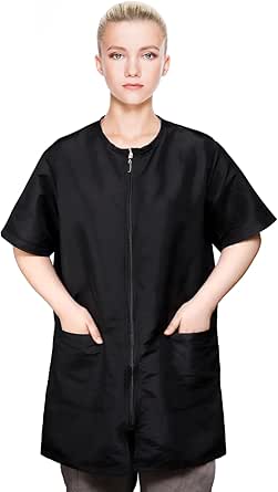 Amazon.com: Pumtus Waterproof Pet Grooming Workwear, Short Sleeves Dog ...