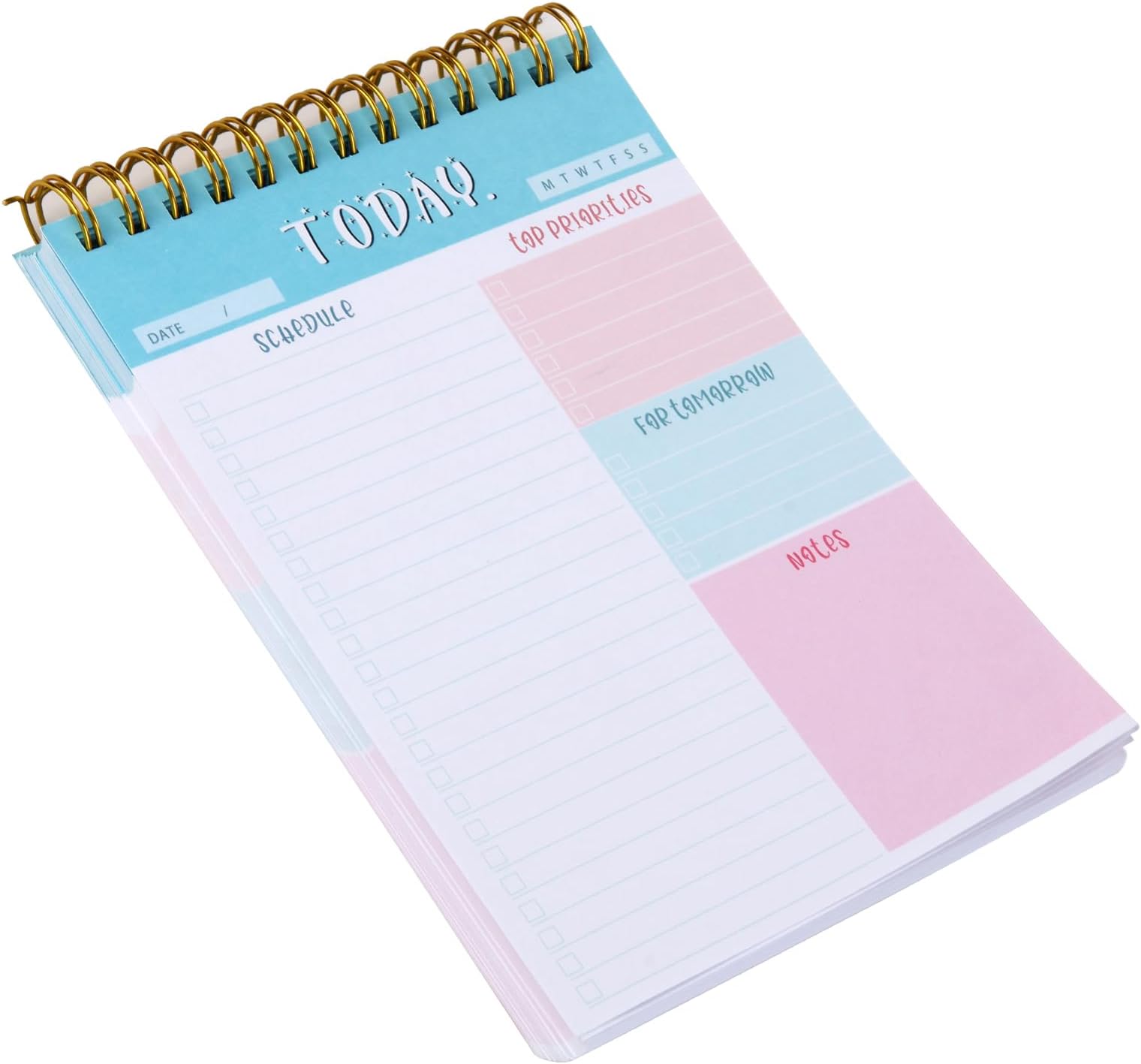 Daily To Do List Notepads, 50 Sheets Daily Planner Notepad to Do Checklist Notebook Undated Task ...