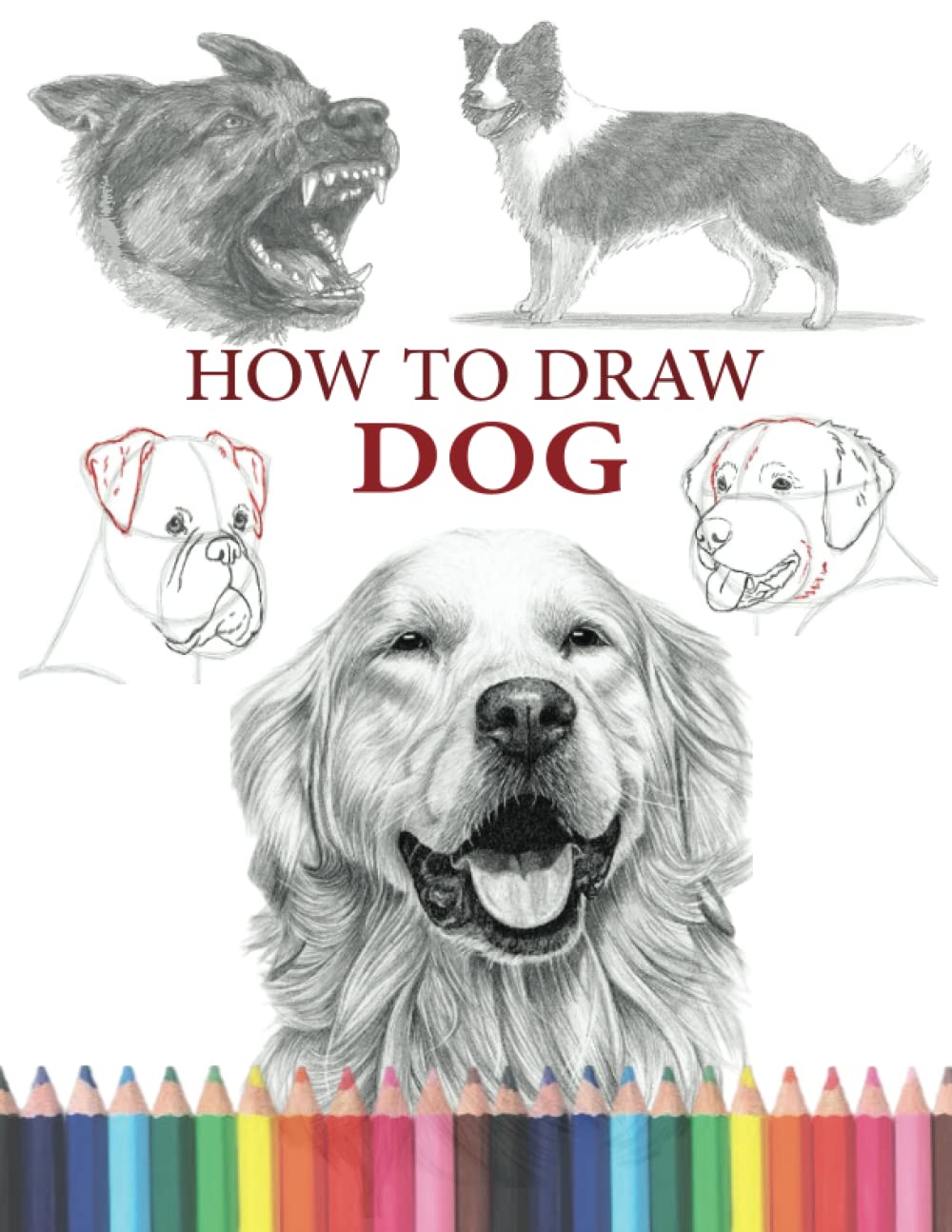 Amazon.com: HOW TO DRAW DOGS: Learn to Draw Dog Characters Step by Step ...