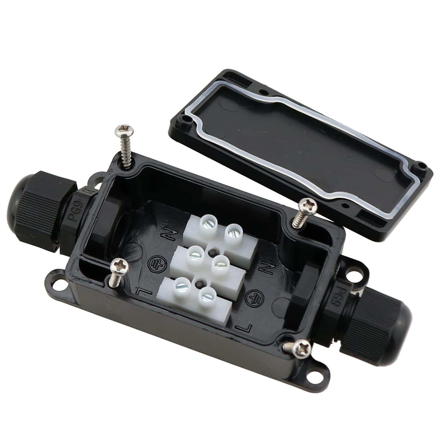 Waterproof Cable Connector AVARTEK IP66 Waterproof Junction Box – 2-Way ...