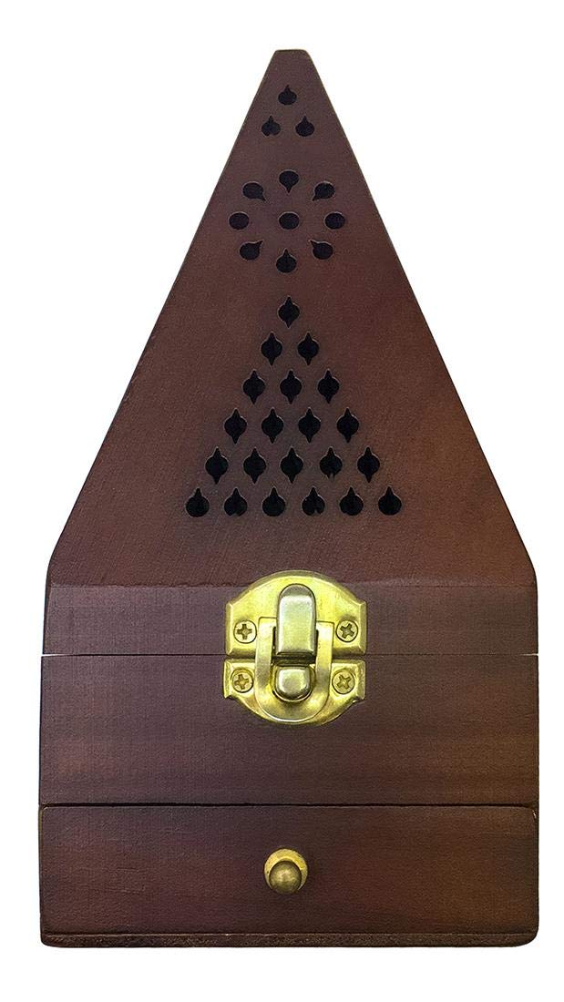 Wooden Incense Burner Box Triangle Wd-Oud-Lw : Amazon.in: Home & Kitchen