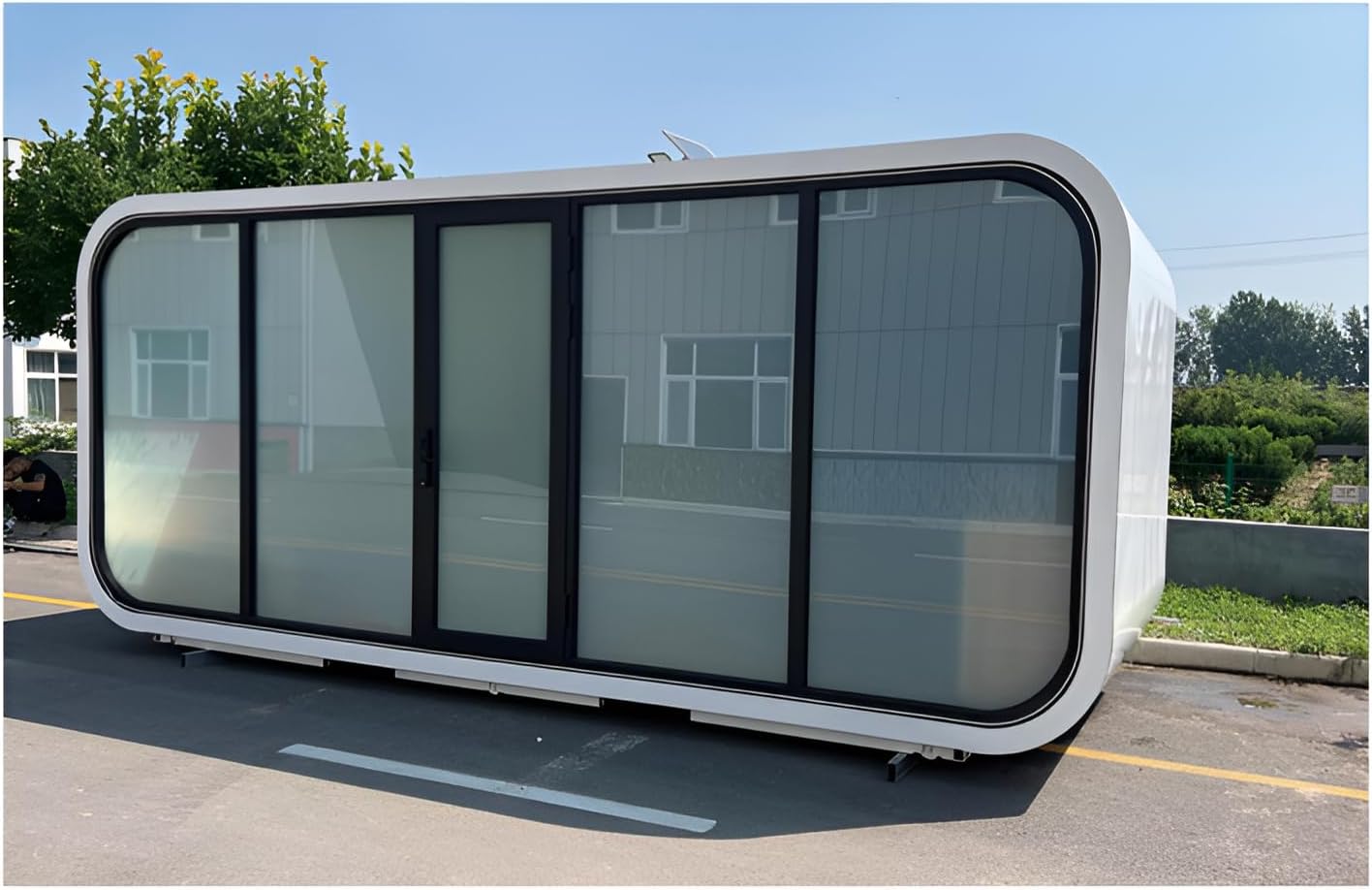 Amazon.com: Hashmi Homes Modern 40ft Prefabricated Apple Cabin House ...