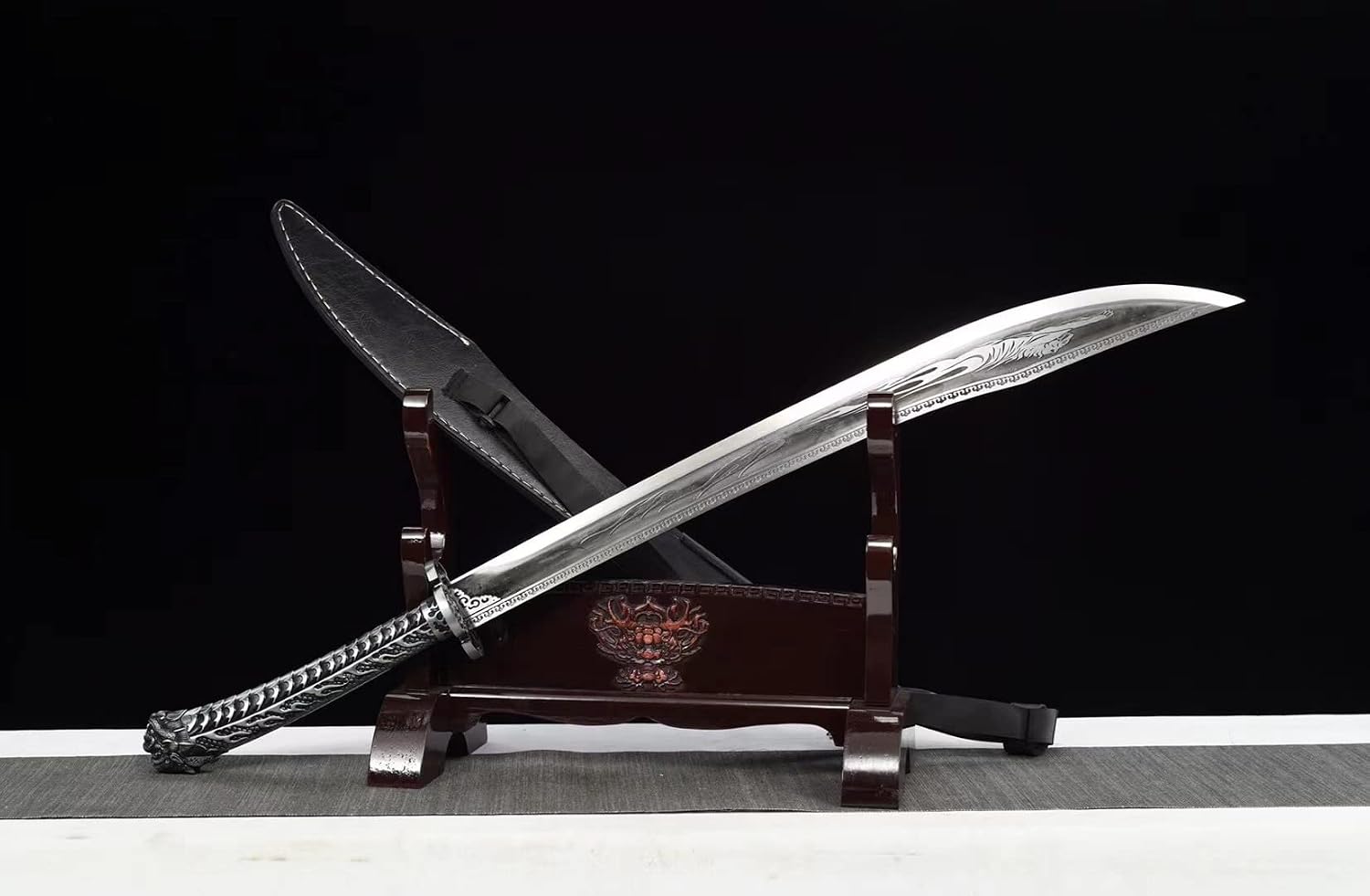 LQHS Sword Espada de cola de buey china, espada ancha, Qing dao(hoja de ...