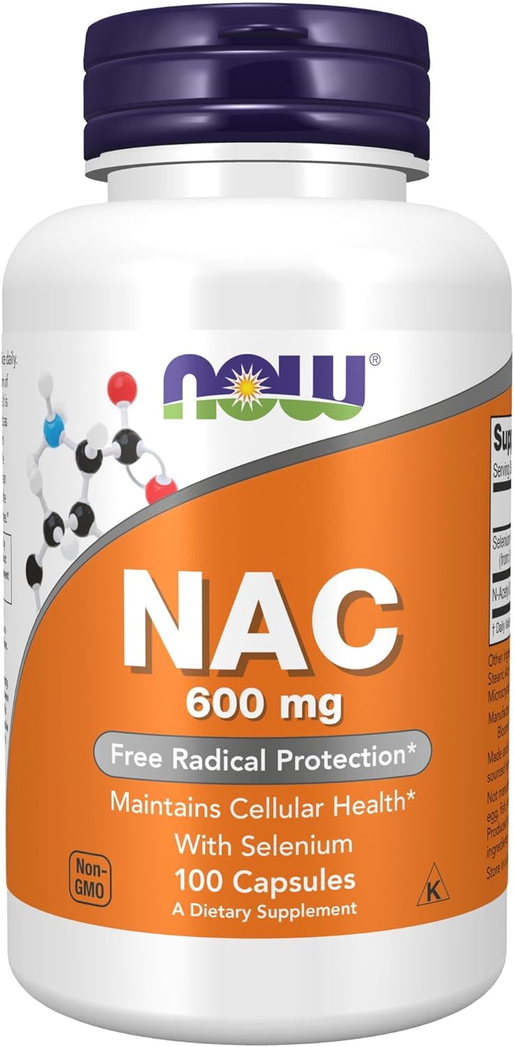 Now Foods | NAC 600 mg , 100 cápsulas : Amazon.com.mx: Salud y Cuidado ...