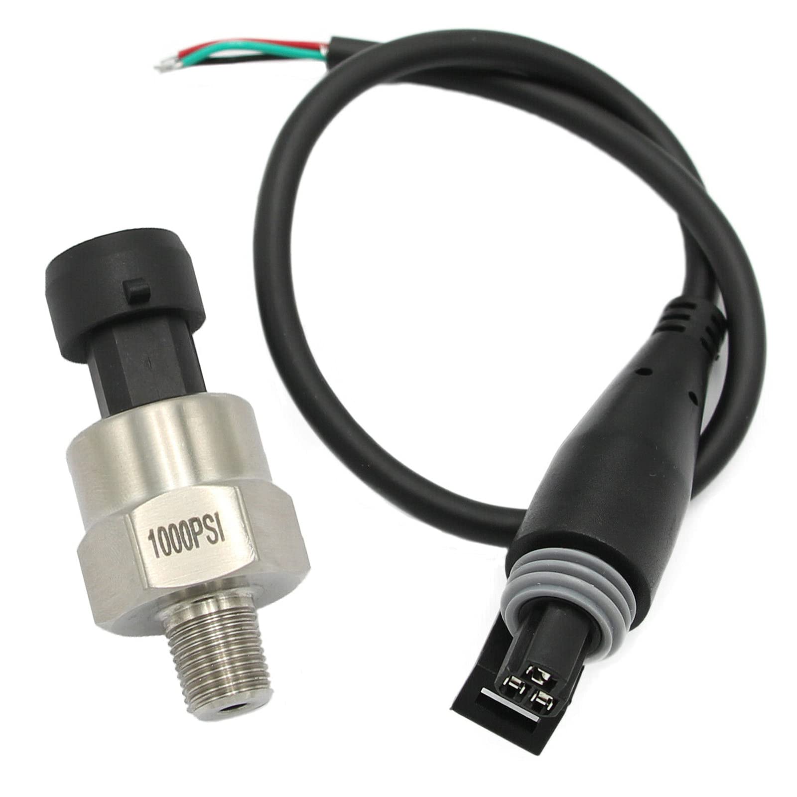 Hconcet 1000Psi 5V Pressure Transducer Sensor with Connector Harness ...
