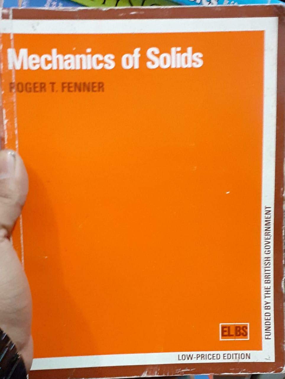 Mechanics Of Solids – Elbs Edn : FENNER: Amazon.in: Books