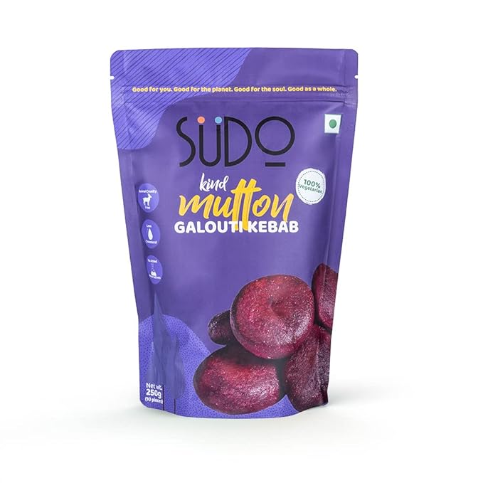 Sudo Foods - Veg Mutton Galouti Kebab, 10 pcs (250g) | Ready to Cook ...