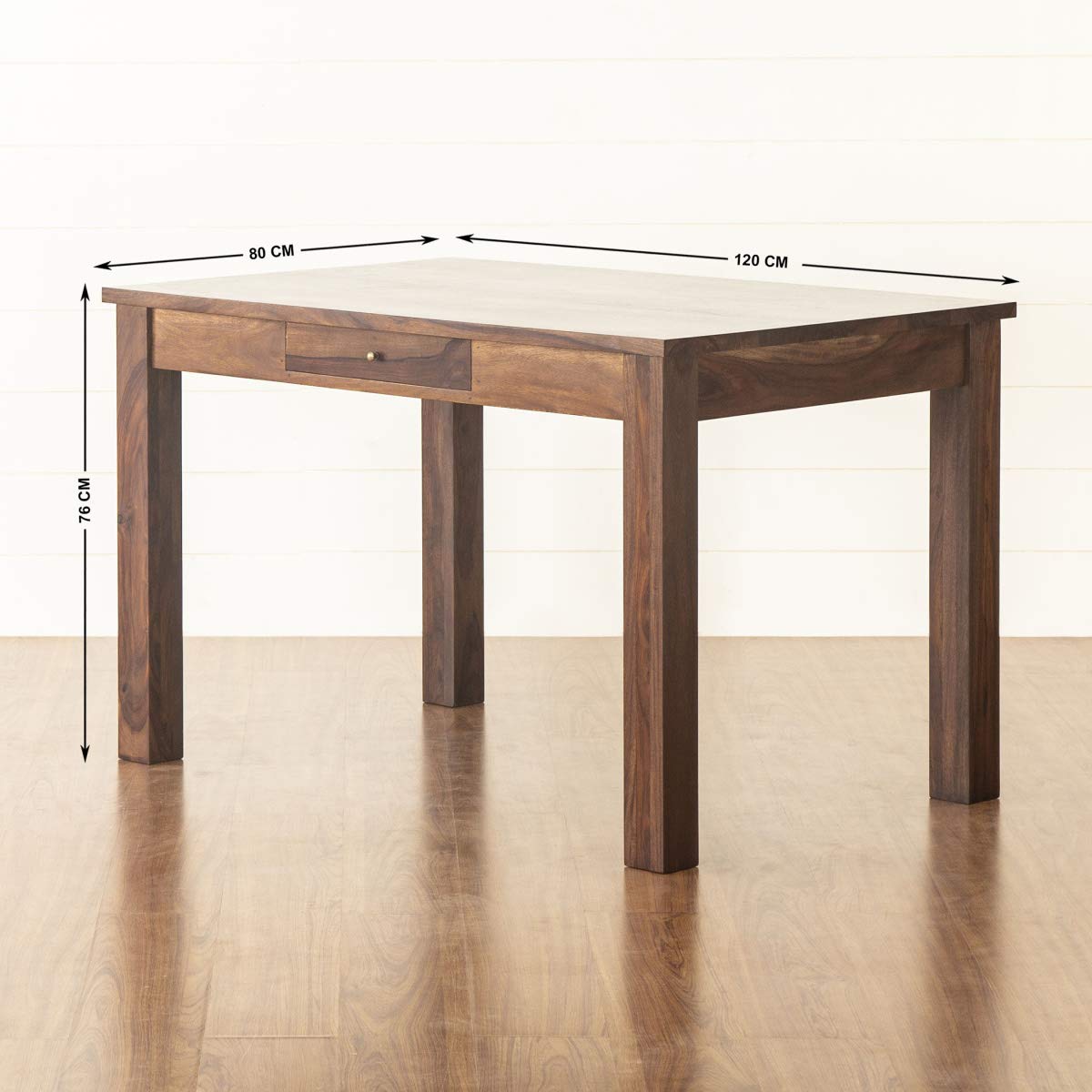 Buy Home Centre Veda 4-Seater Sheesham Wood Dining Table Without Chairs ...