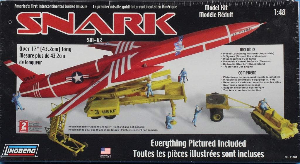 Amazon.com: Lindberg 1:48 Snark America's Intercontinental Guided ...