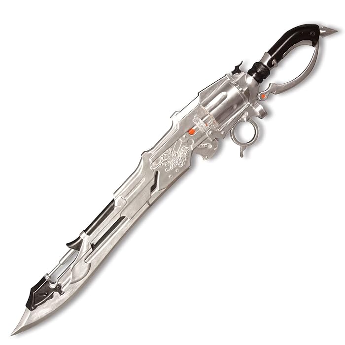 Buy Sword Warrior Gunblade Revolver Anime Game Cosplay Props, PVC ...