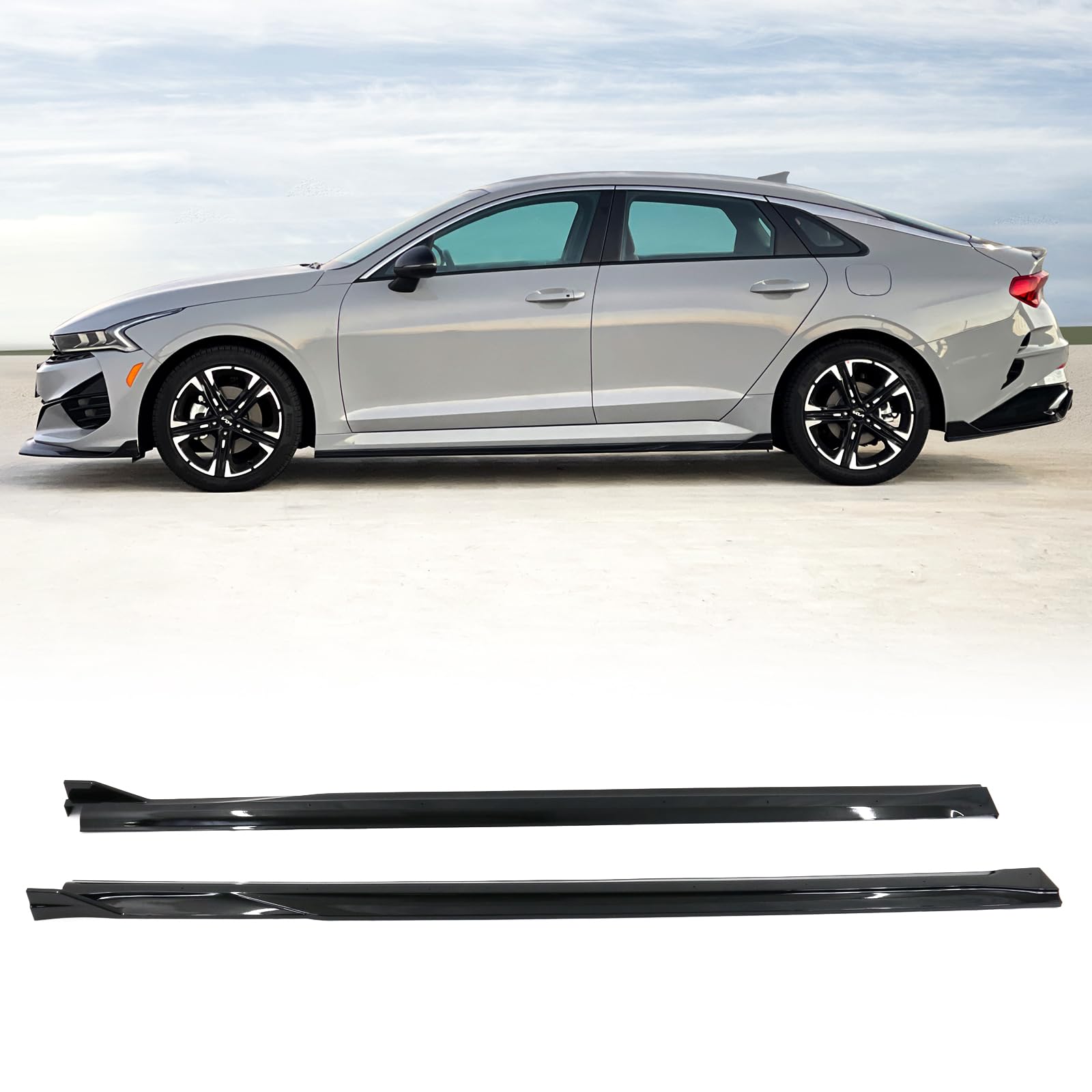 Amazon.com: FREEMOTOR802 Side Skirts Compatible with 2021-2025 Kia K5 ...