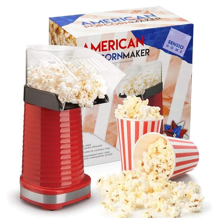 Buy Sensio Home Popcorn Maker 1200W | Gourmet Popcorn Machine | Best ...