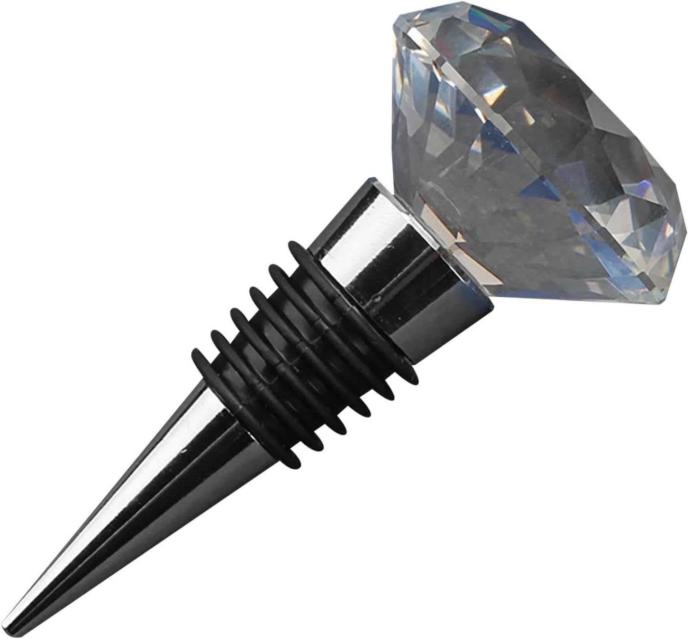 Amazon.com: Crystal Wine Stopper, Diamond Wine Plug Glasses Decanter ...