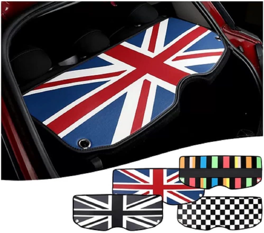 Car Boot Trunk Parcel Shelf Tray Cover Leather Mat Protection ...